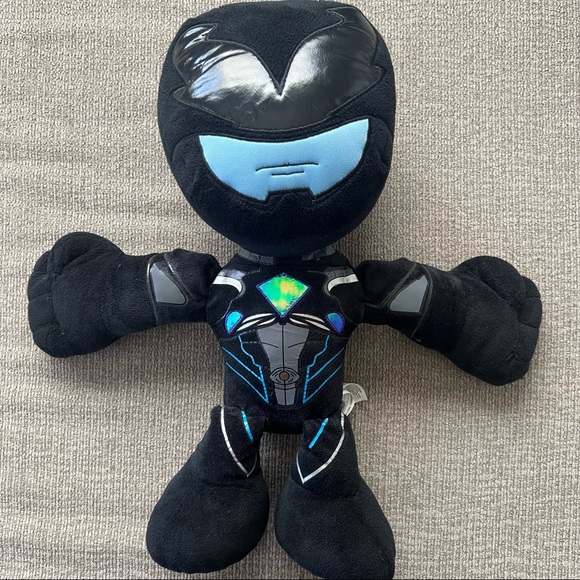 Power Ranger | Toys | Power Rangers Movie Black Ranger Plush 8 Just ...